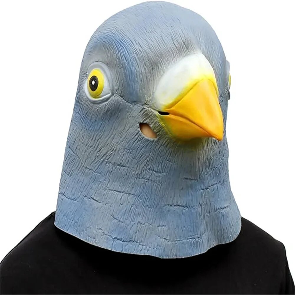 Латексная маска голубя