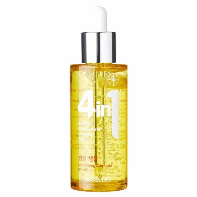 Сыворотка Dr.Cellio 4 in 1 Ssingssing Ampoule (Fresh) для лица витаминная, 50 мл