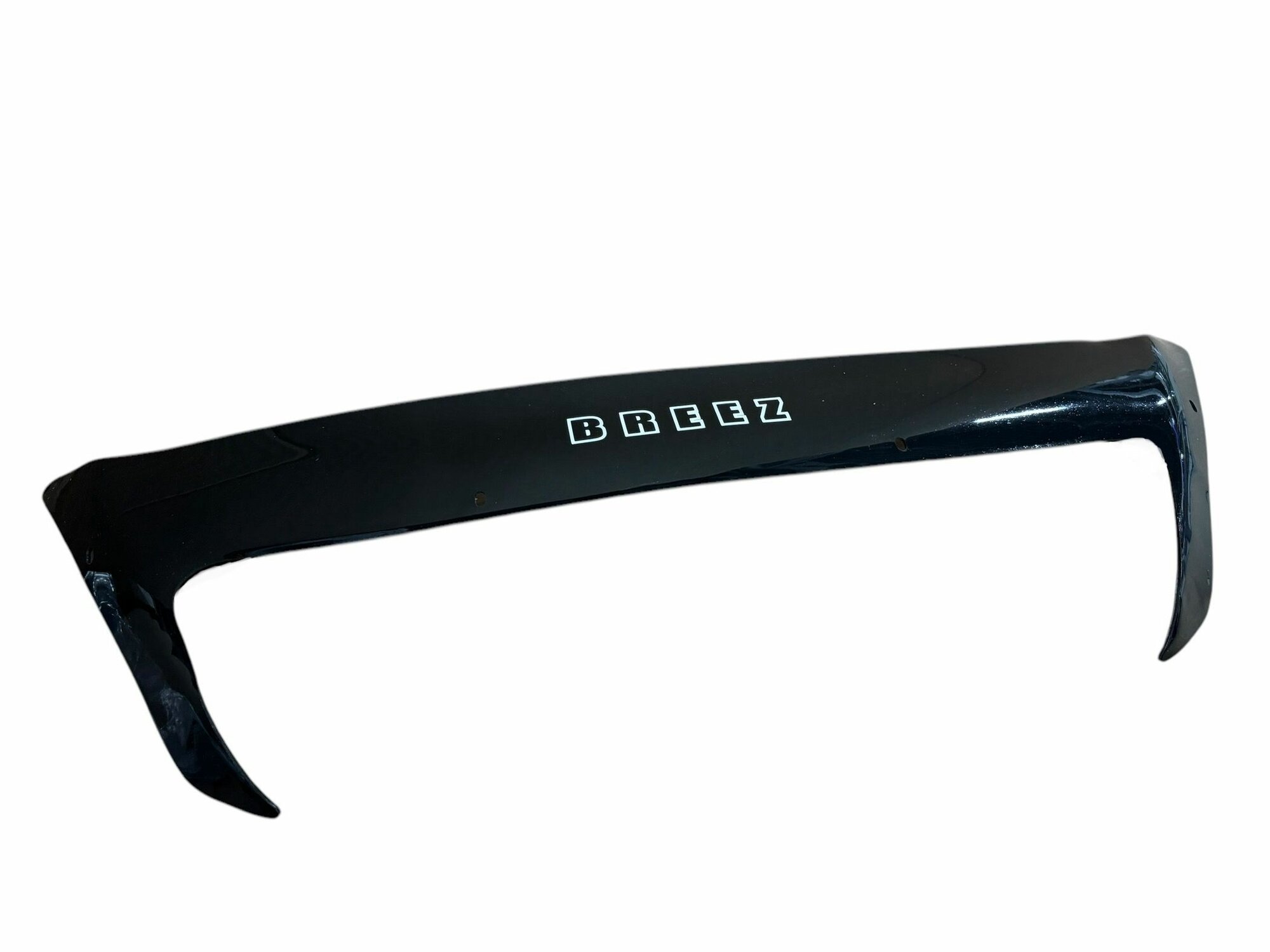 Дефлектор капота (Мухобойка) LIFAN BREEZ 520 короткий (2006-) "VIP-TUNING"/ накладка ветровик отбойник на капот Лифан Бриз