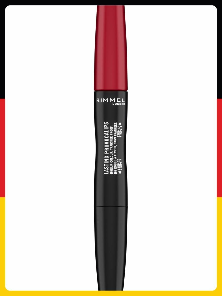 Губная помада Rimmel Lasting Provocalips Lipstick 740 Caught red lipped