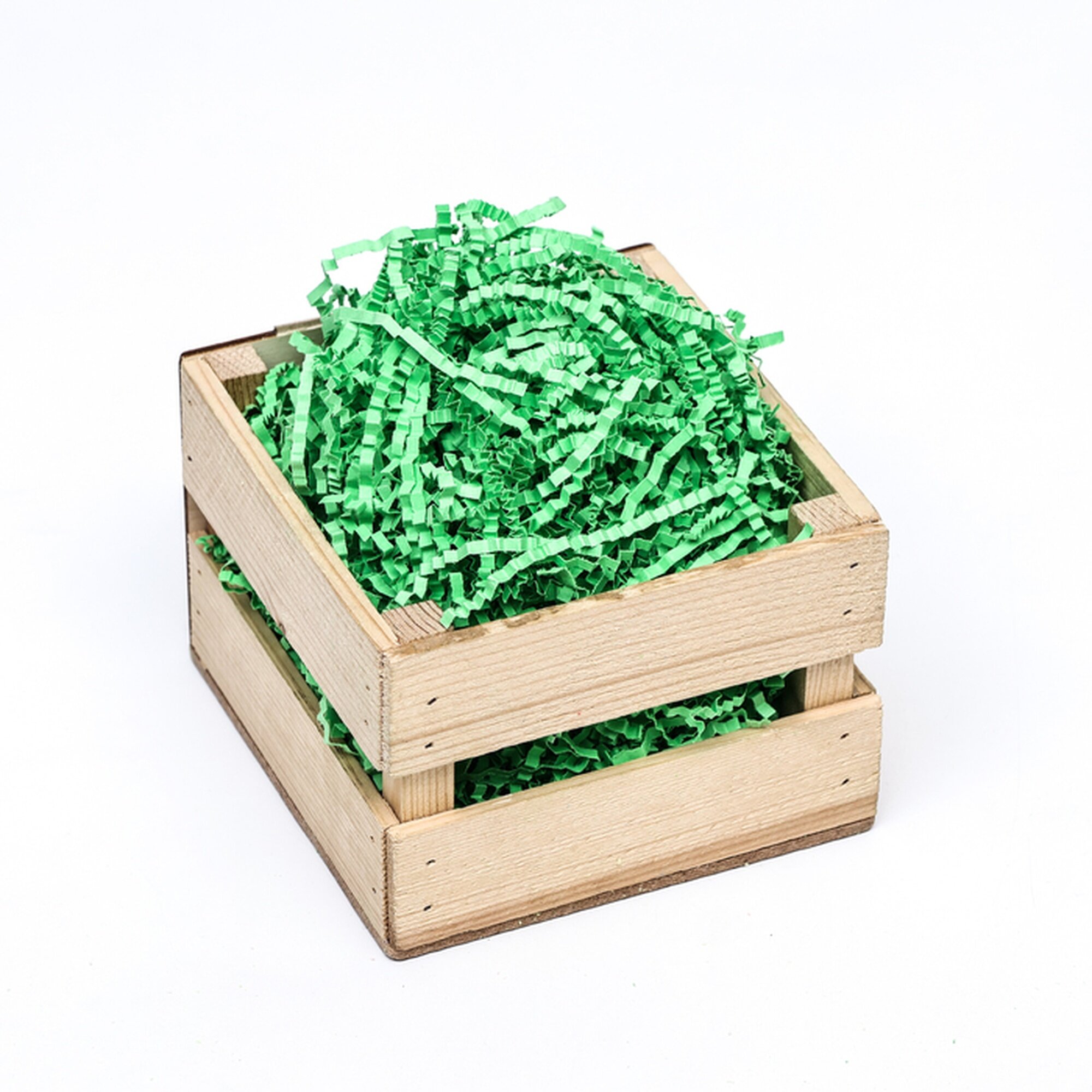 Бумажный наполнитель Сима-ленд, для упаковки подарков, зеленый, 50г