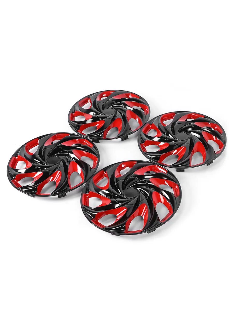 4 шт. 15-дюймовые колпаки ступицы колеса защелкивающиеся