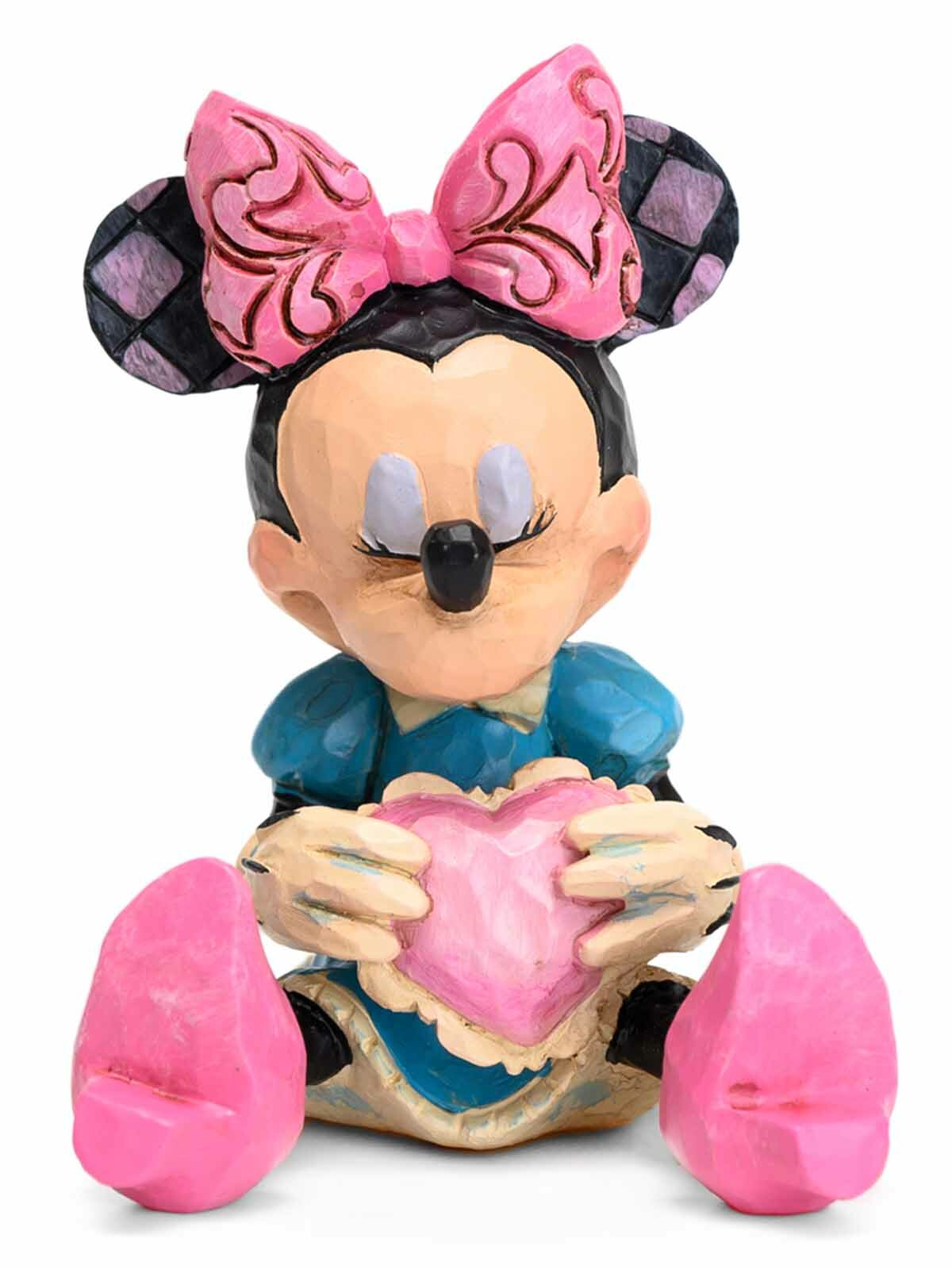 Фигурка коллекционная Дисней Минни Маус с Сердцем (Disney, Traditions, Minnie Mouse w/Heart), 7,5 см