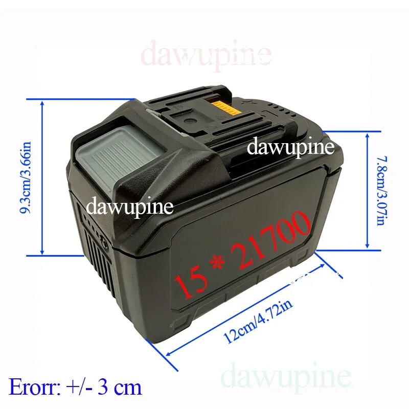 Корпус для литиевой батареи Makita BL1830 15X21700 dawupine
