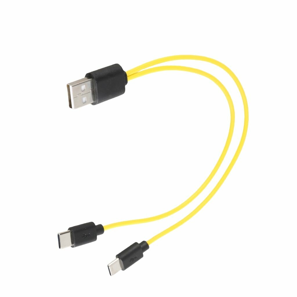 25 см в длину USB для типа C шнур сплиттера 1 2 или 4 мужских разъема быстро зарядка