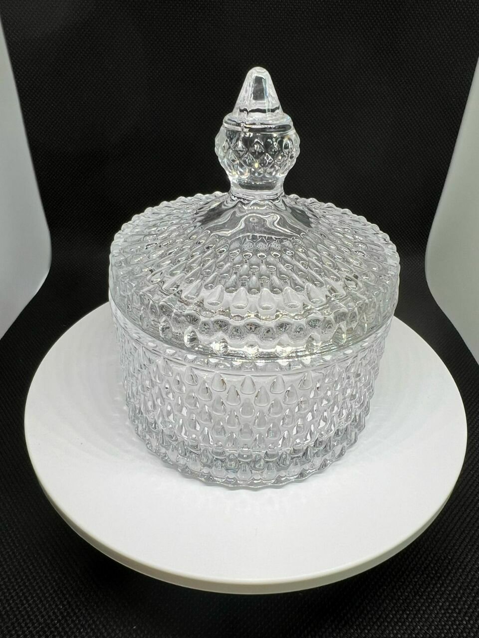 Сахарница с крышкой / Емкость для украшений/ для косметических принадлежностей