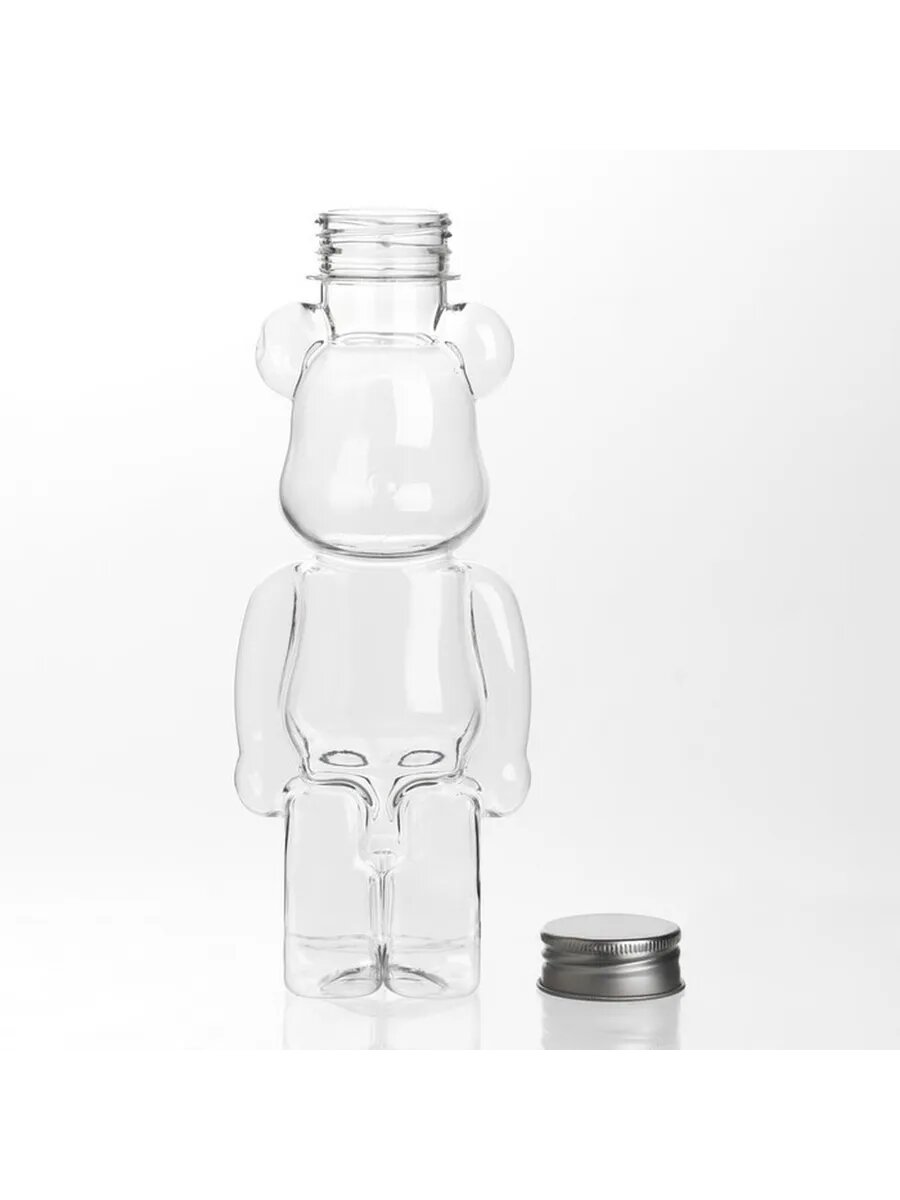 Стильная детская бутылка с мишкой, 350 мл