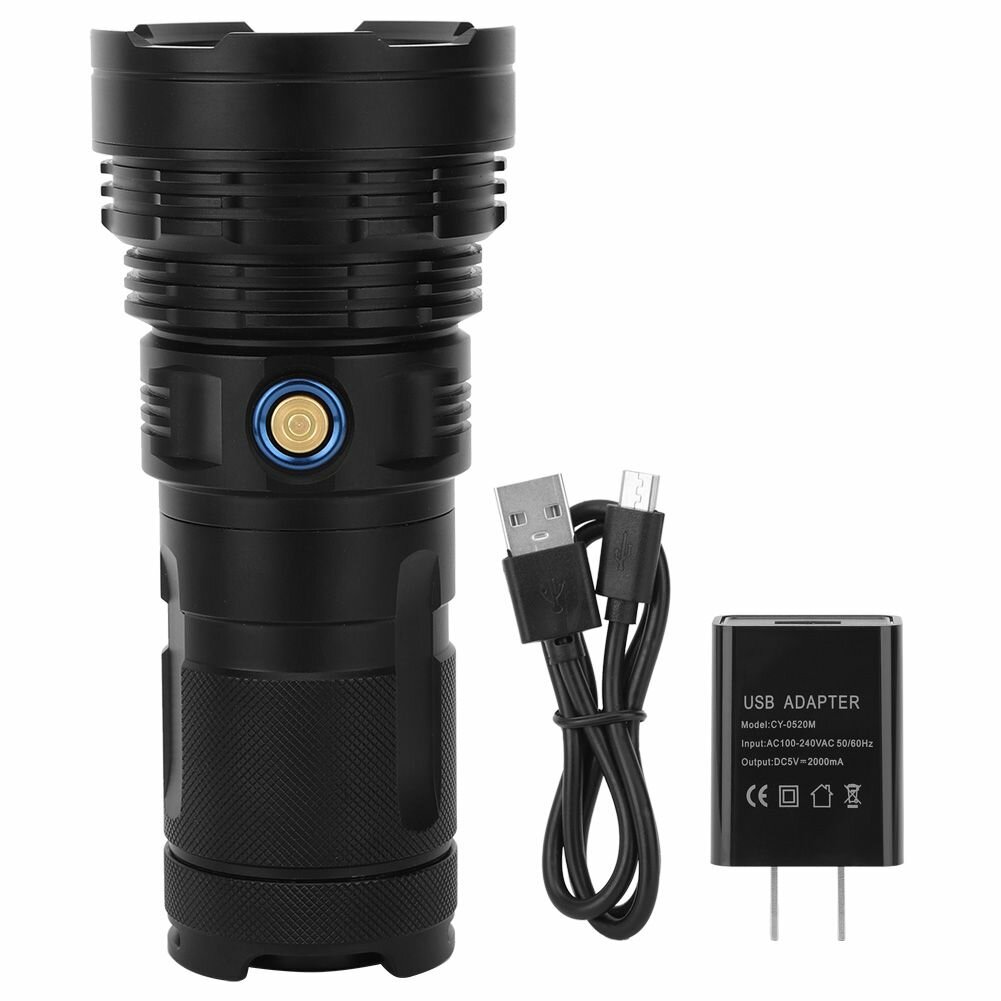 P90 4800LM многофункциональный USB-фонарь для поиска