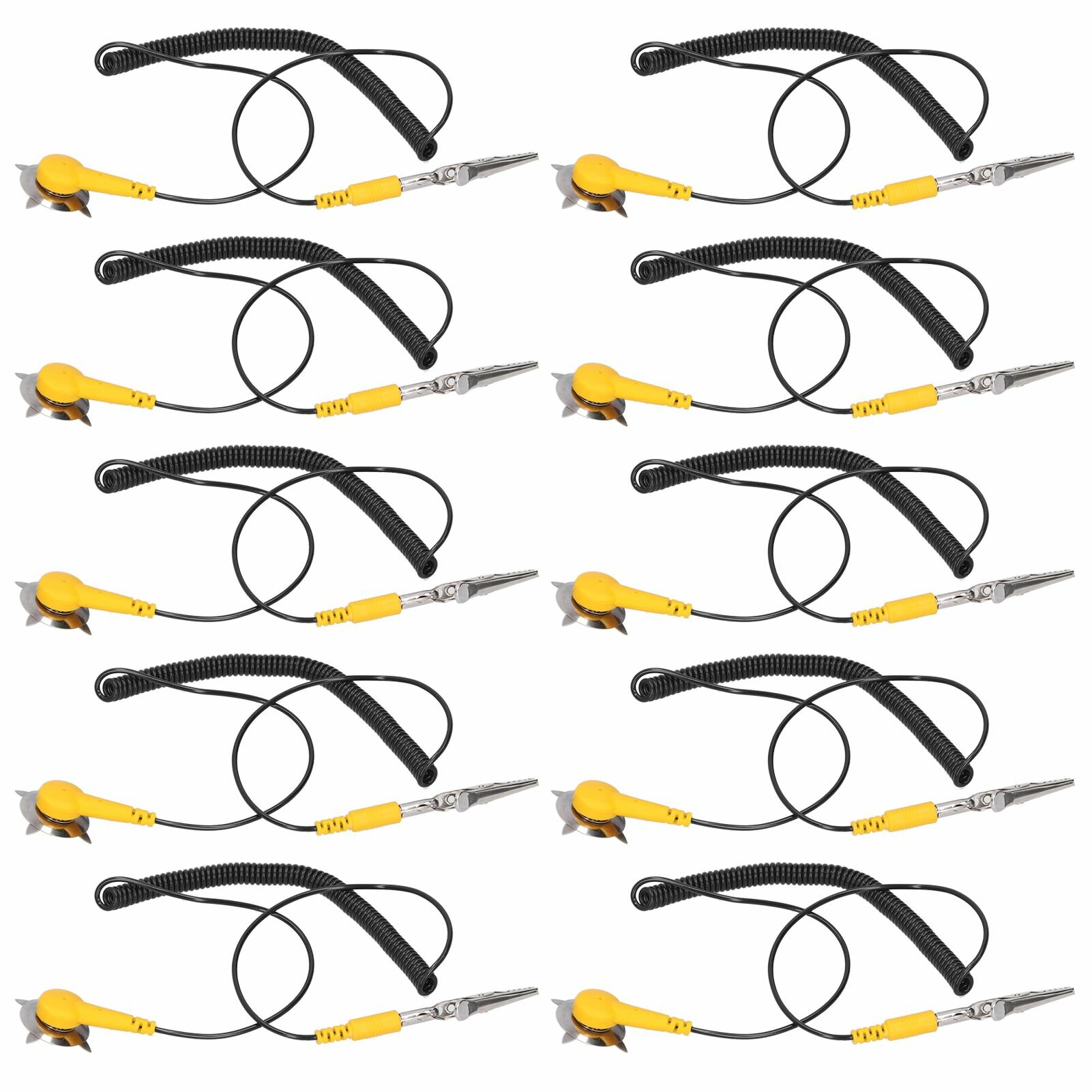 Заземляющий провод длиной 1,8 м, 10 шт, уменьшает повреждение электрических компонентов, антистатический заземляющий электрический кабель