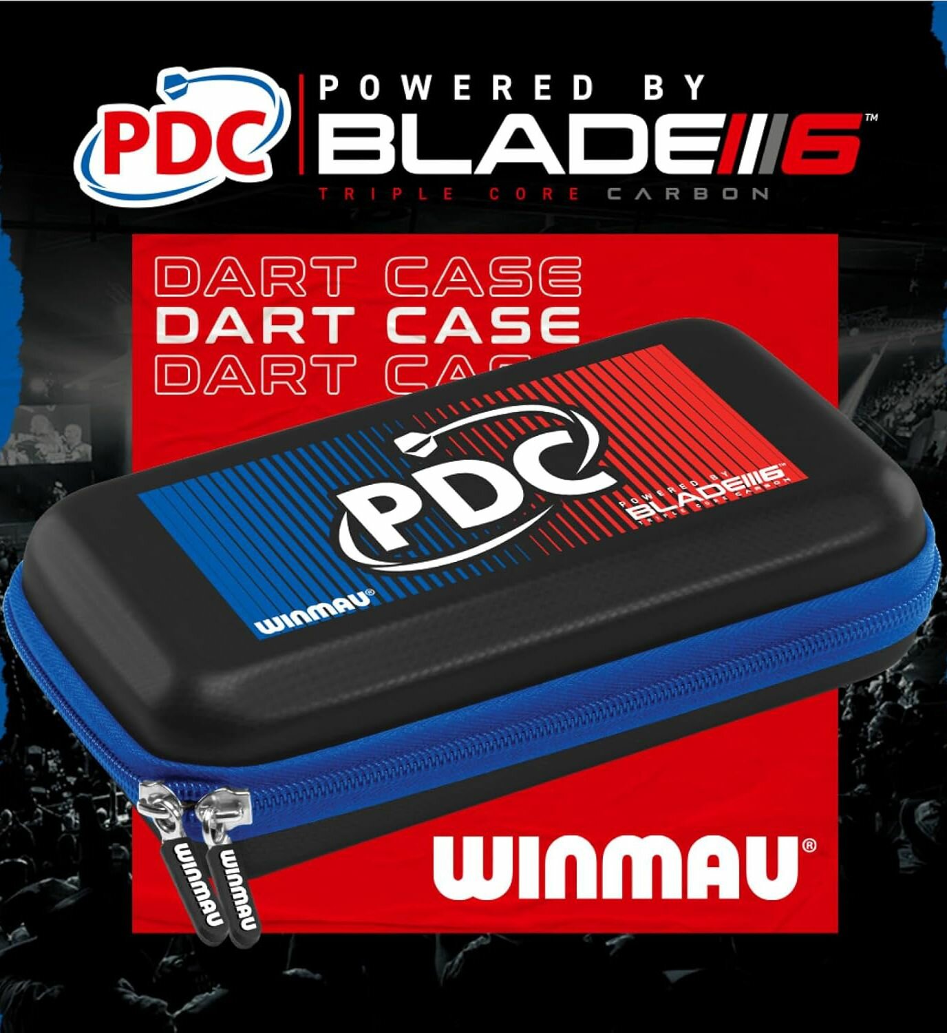 Легкий чехол для дротиков Дартс WINMAU PDC Dart Case. Official PDC.