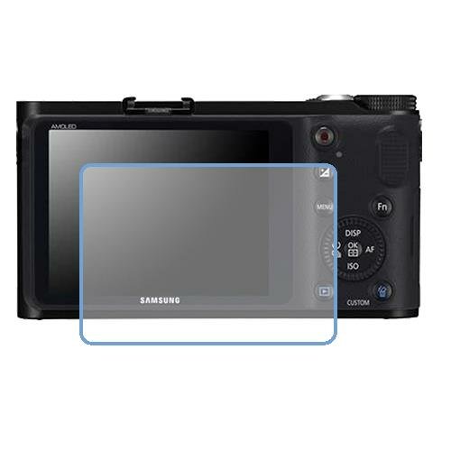 Скрин Мобайл защитный экран для фотоаппарата Samsung NX210 из нано стекло 9H