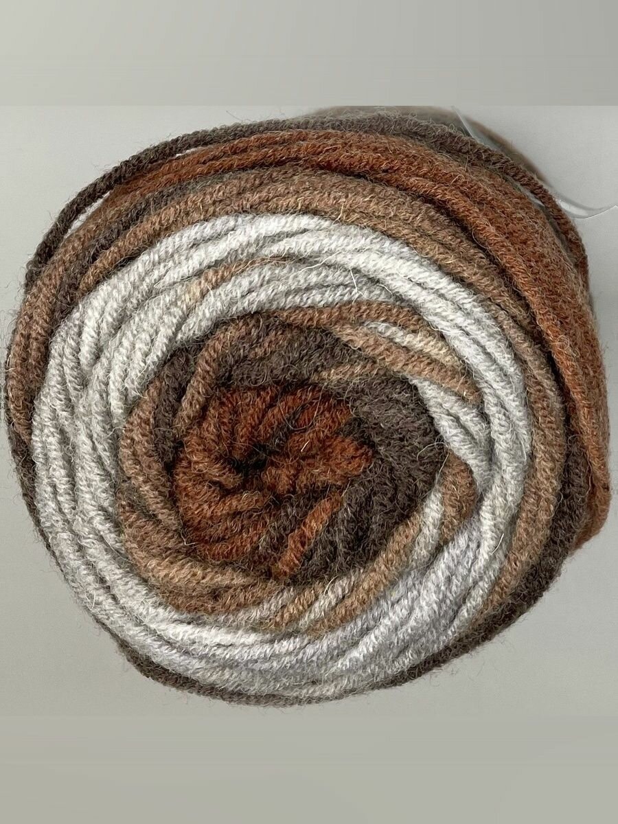 Три мотка пряжи Alize Lanagold Batik,100 гр,240 м.№4842,3шт(300 гр.)