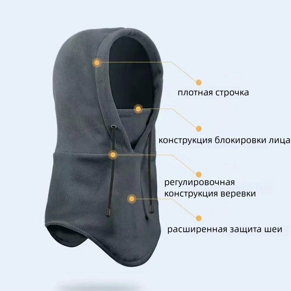 Зимняя шапка-ушанка с меховой отделкой, утепленная, для мужчин и женщин, для холодной погоды и активного отдыха — фото 1