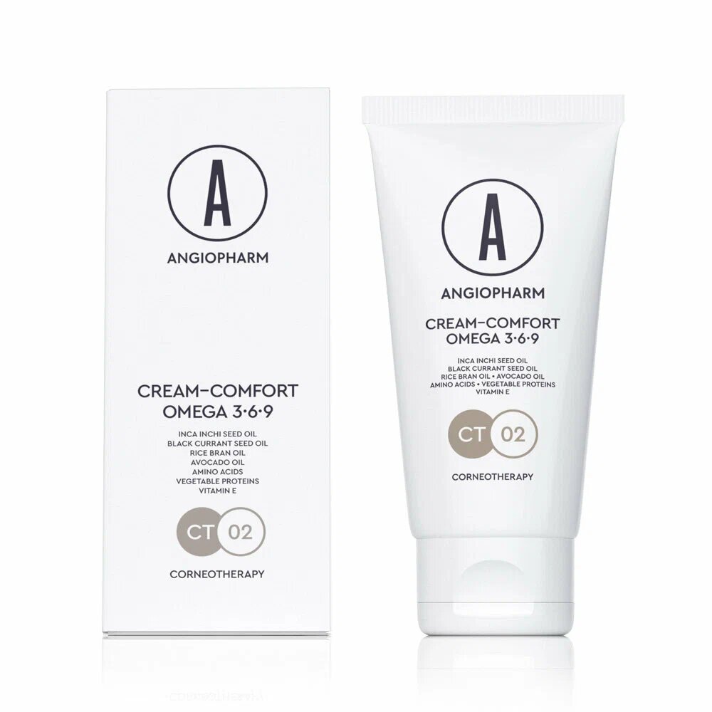 Крем-комфорт с комплексом омега 3-6-9 ANGIOPHARM Cream Comfort Omega 3-6-9, 50 мл