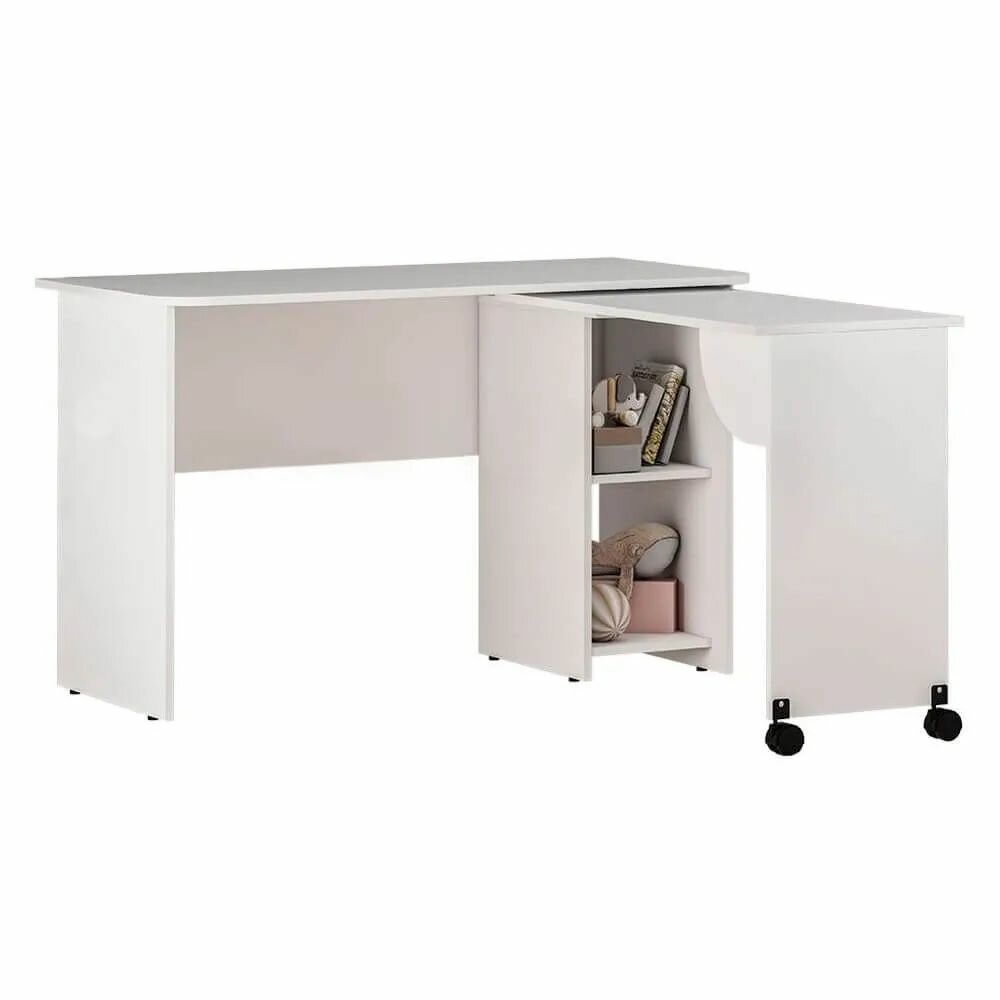 Стол письменный ПС-03 белый (Мебелони)