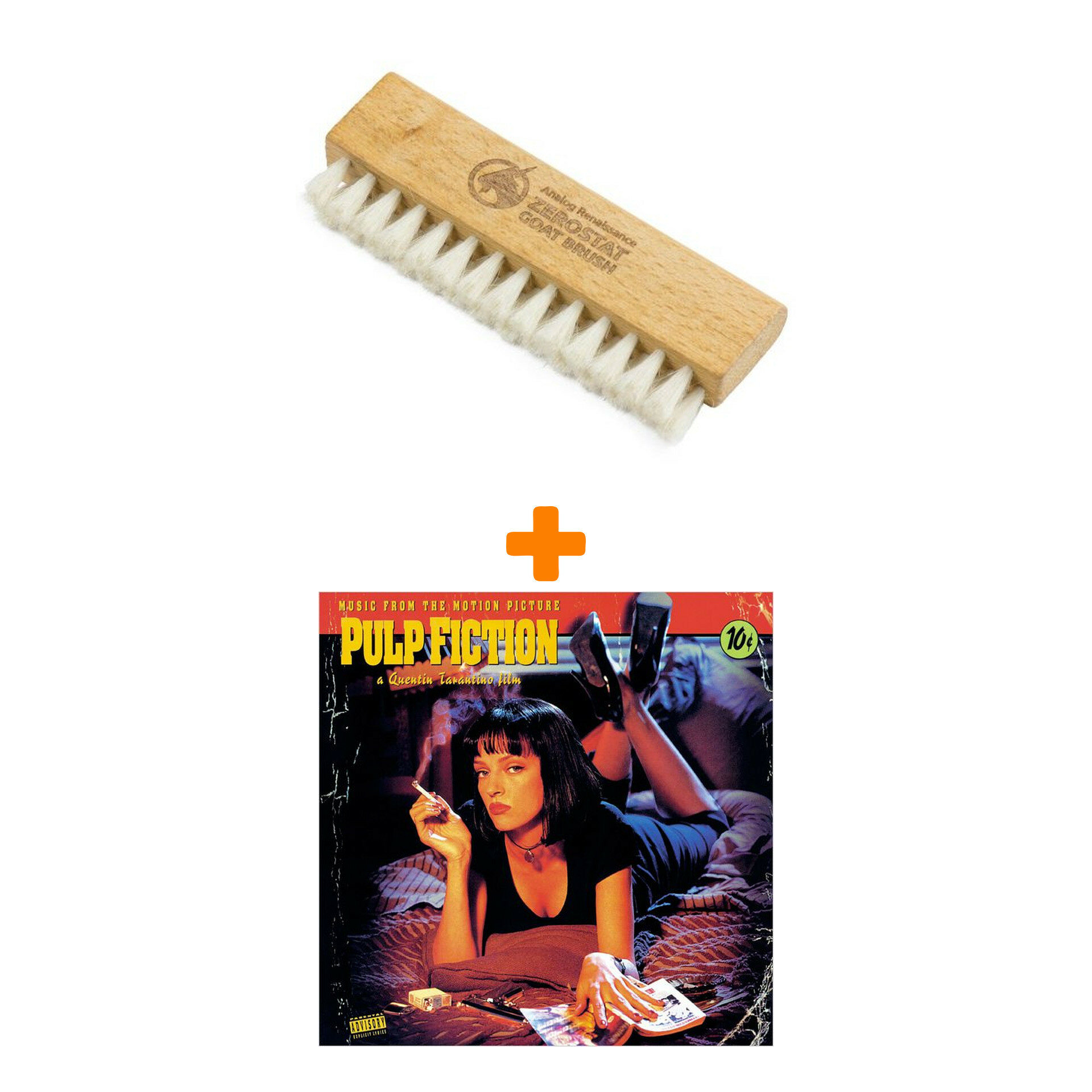 OST PuLP Fiction LP + Щетка для ухода за LP из козьей шерсти