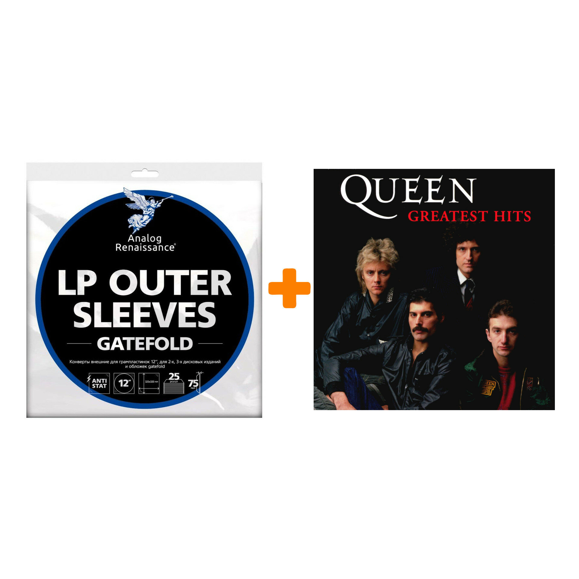 Queen Greatest Hits 2016 Reissue (Universal) 2LP + Конверт внешний 12" Gatefold 25шт