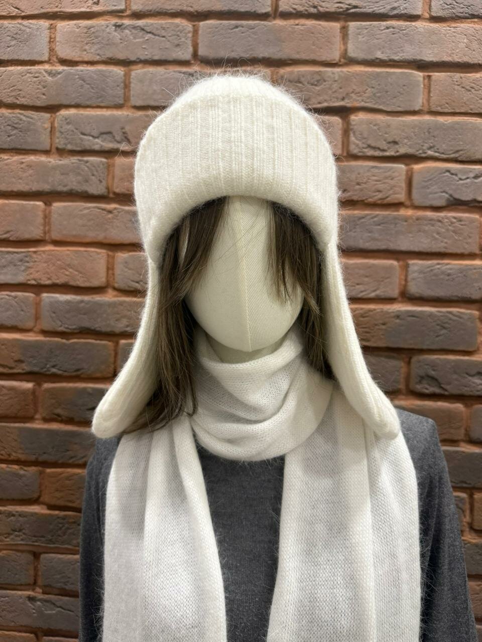 Шапка-ушанка ШП7156Н12УШ для женщин