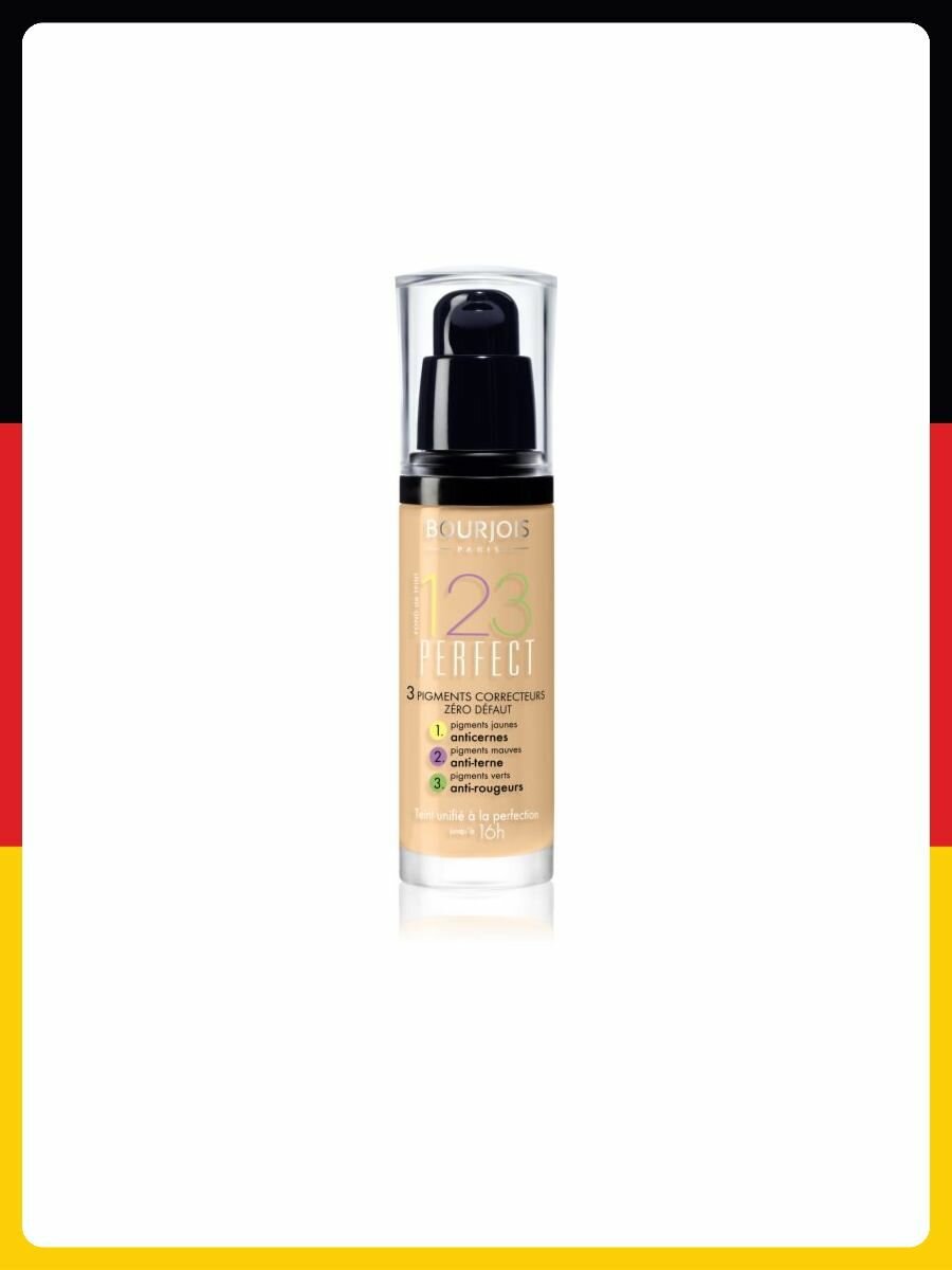 Тональная основа Bourjois Perfect Liquid Make-Up for a perfect look 53 Beige Clair SPF 10, 30 мл