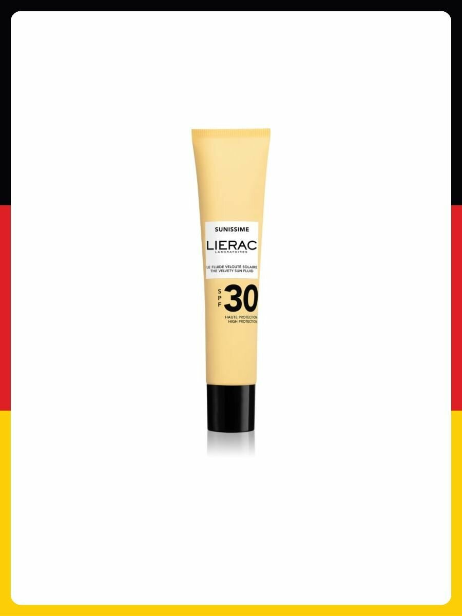 Средство солнцезащитное Lierac Sunissime The Velvety Sun Fluid Skin Fluid for Tanning SPF 30, 40 мл
