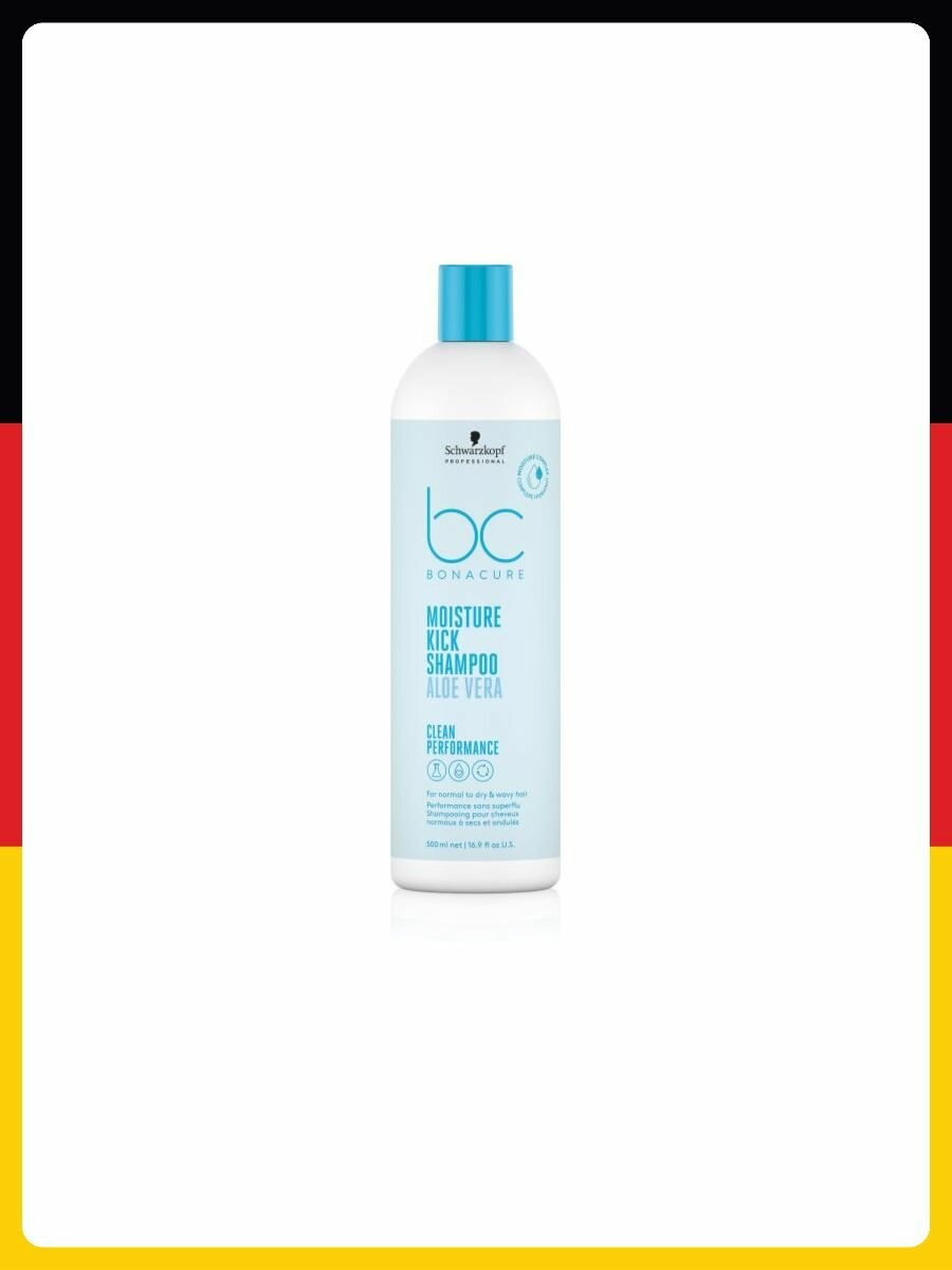 Шампунь для волос Schwarzkopf Professional BC Bonacure Moisture Kick Hydrating Shampoo, 500 мл