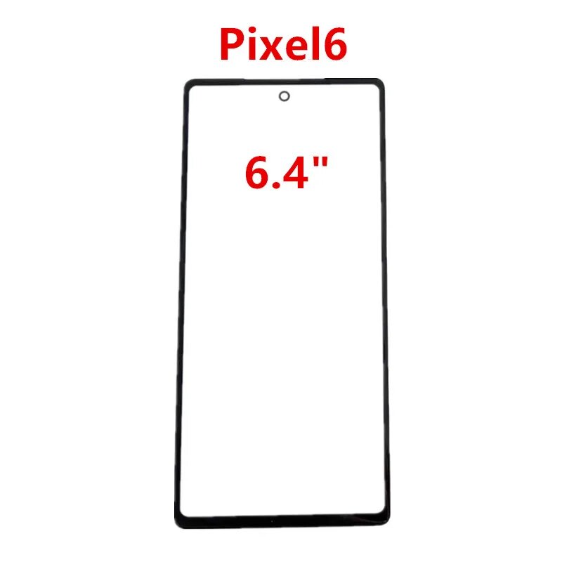 Сенсорный экран Pixel9 9Pro для Google Pixel 9A 9 Pro XL 8 7 8A 7A 6 6A 5 5A 4A 5G 4 XL 3 3A Out Стеклянный объектив передней панели ЖК-дисплея + OCA Pixel6