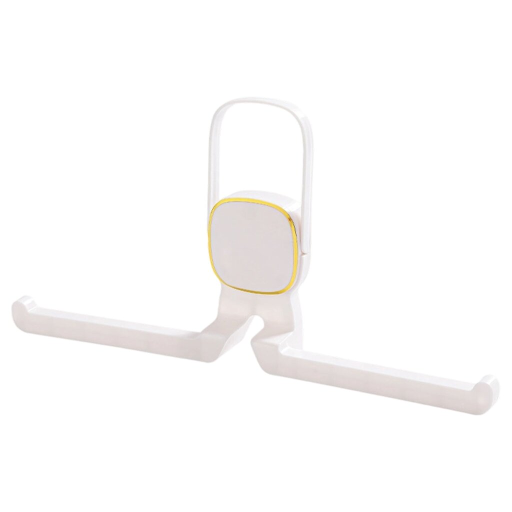 Стеллаж для хранения аксессуаров для волос, повязок на голову, без перфорации, балконный стеллаж для хранения, настенный стеллаж для хранения-белый