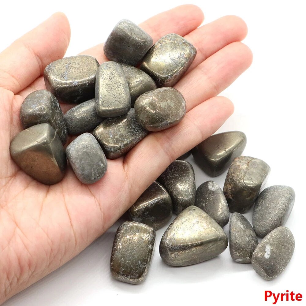 Хрустальный камень Аметист Серый, 1 pc, Pyrite