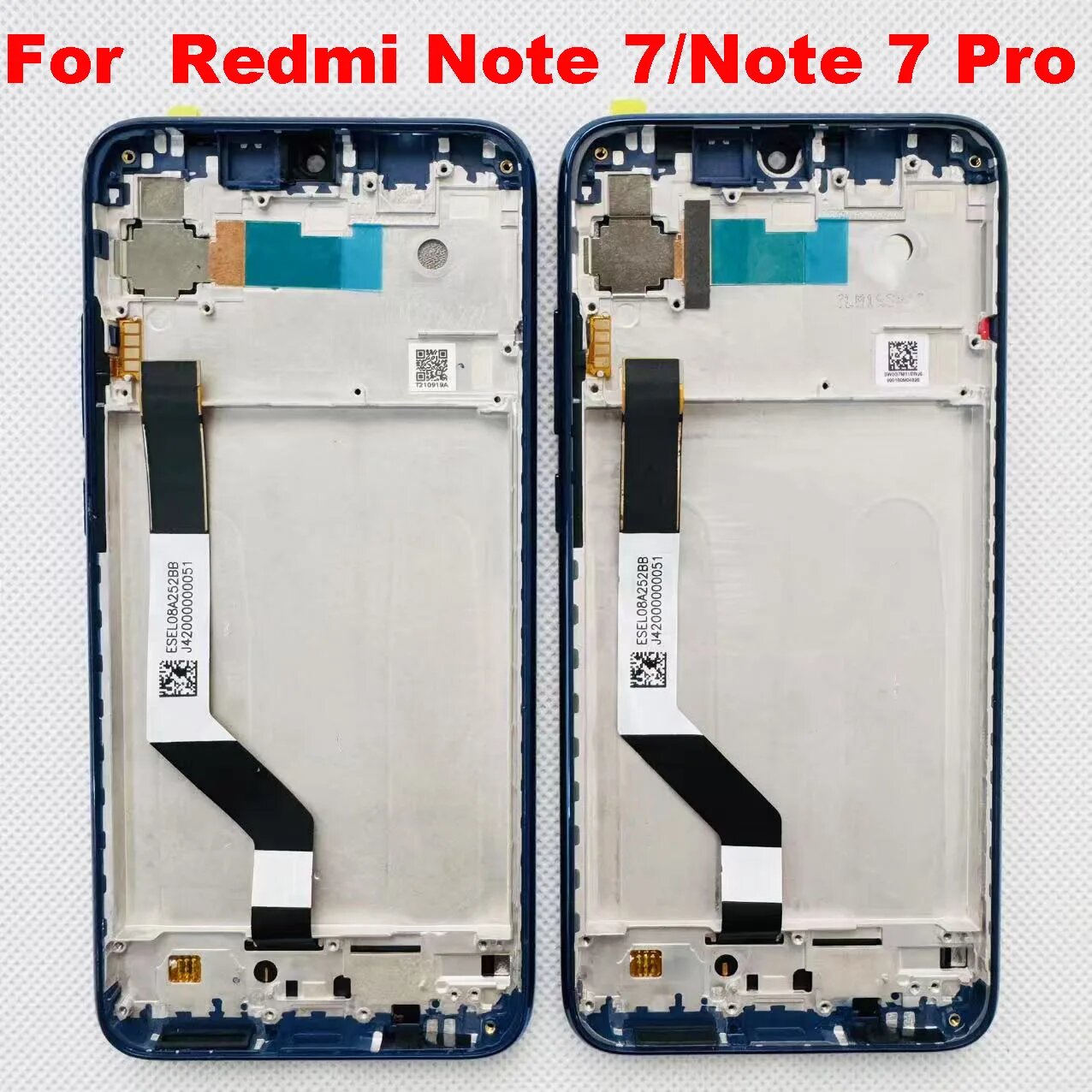 6,3 'высокая яркость FHD для Xiaomi Redmi Note 7, ЖК-дисплей, сенсорный экран, black with frame