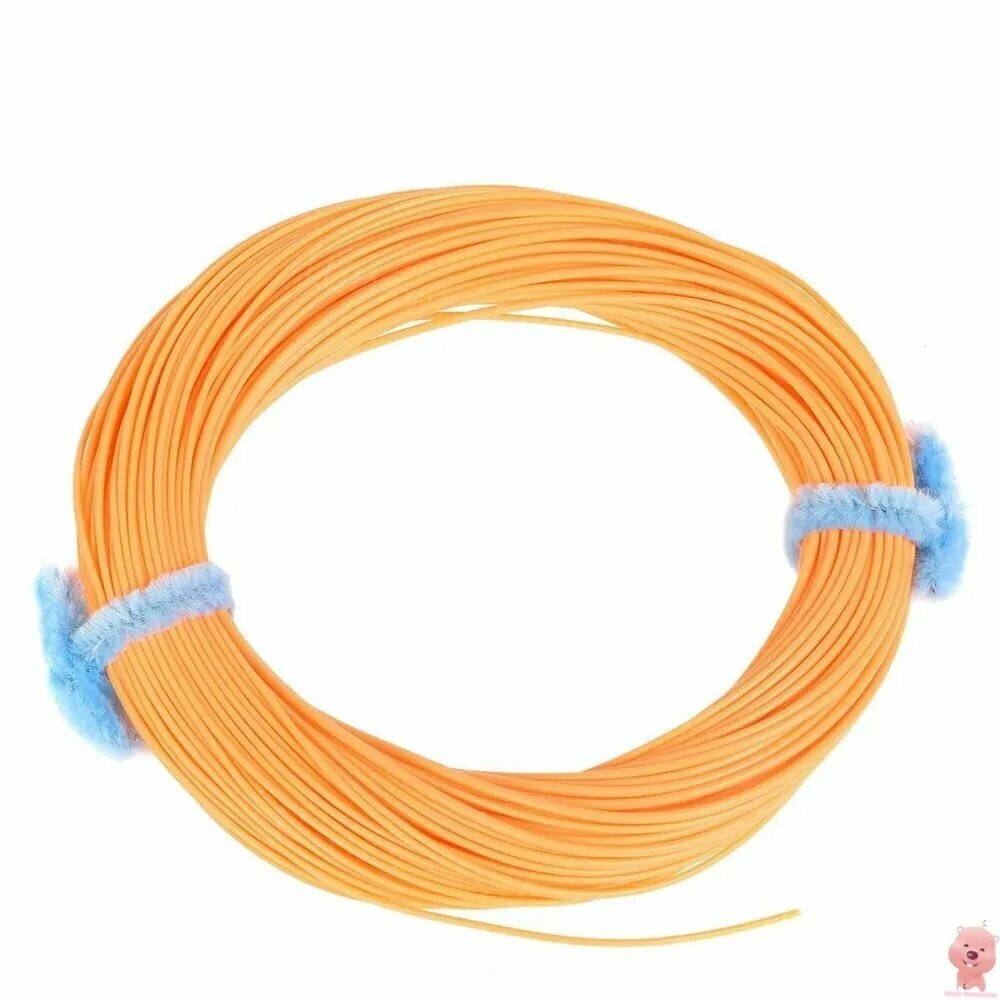 100 футов 30 метров лески для ловли рыбы нахлыстом WF8F с плавающей насадкой orange весом вперед на дальнюю дистанцию