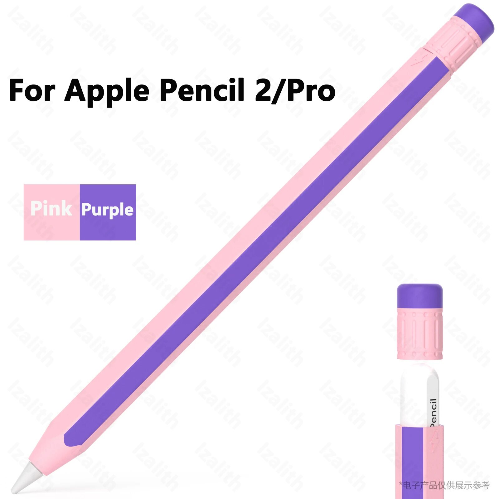 Чехол для карандашей Apple Pencil Pro, силиконовый защитный чехол с защитой от потери для Apple Pencil 2 поколения, аксессуары для стилуса