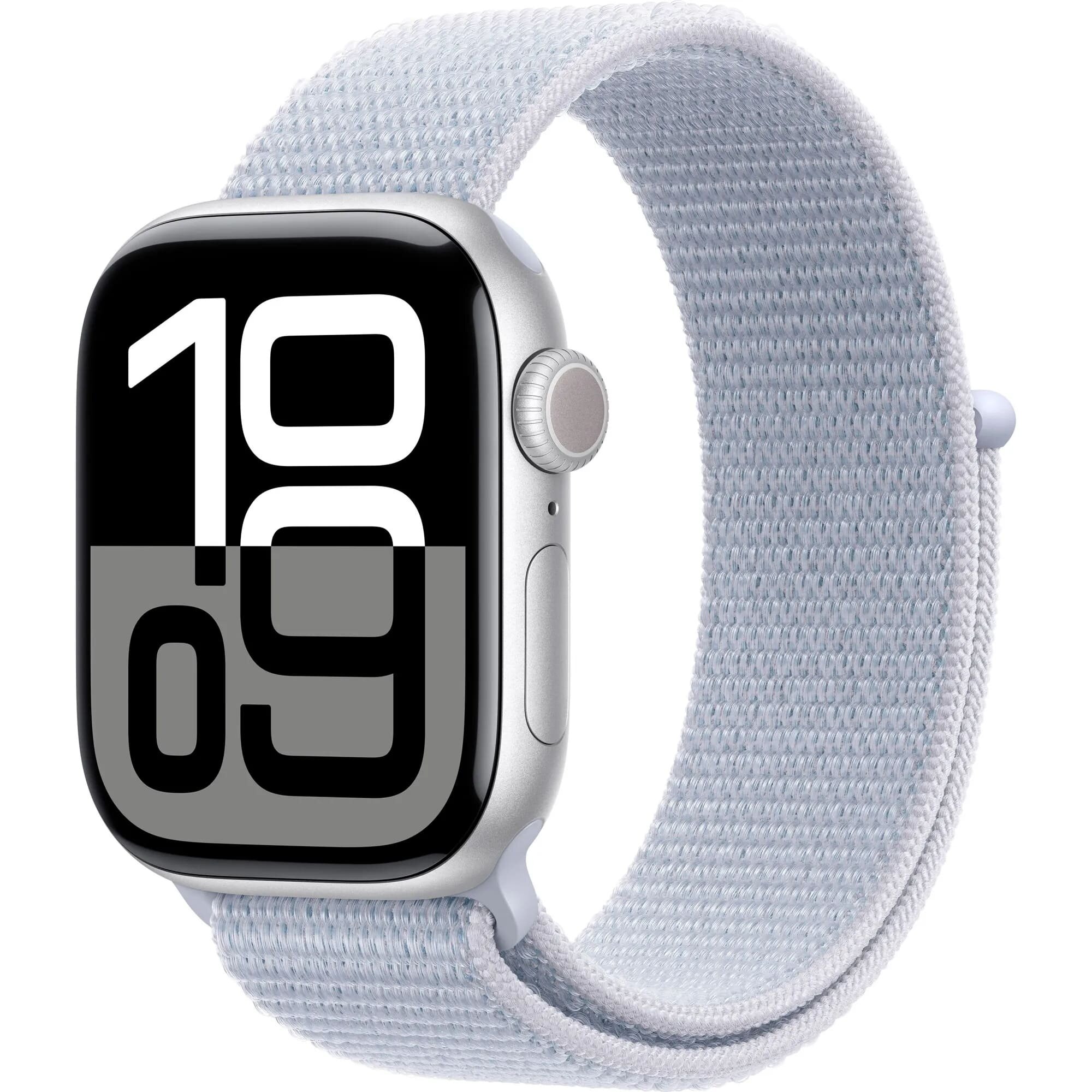 Apple Watch MWWD3 Series 10 42 мм Aluminium with Sport Loop smoky blue (дымчато-голубой)