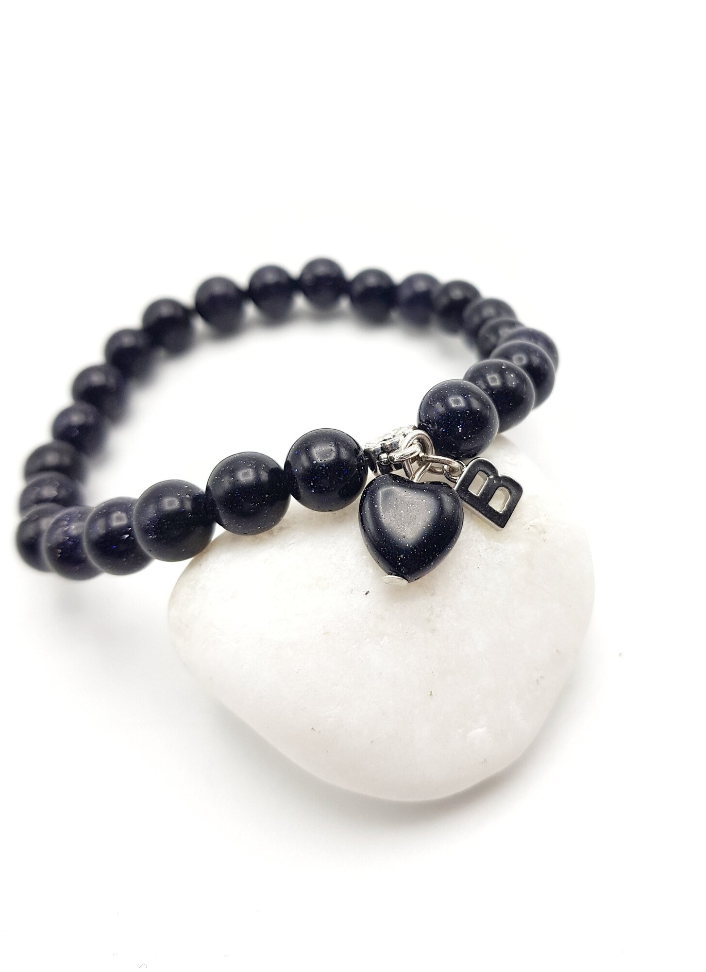 Браслет, авантюрин, искусственный камень