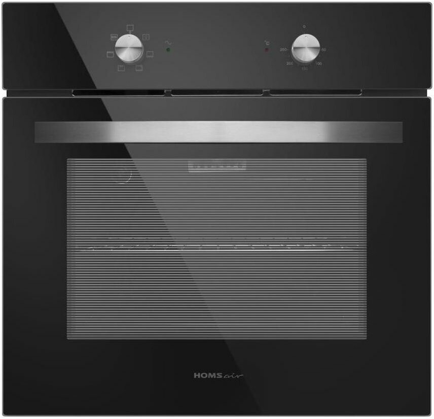 Электрический духовой шкаф Homsair OES660BK01 59 см, 59 л, гриль, черный