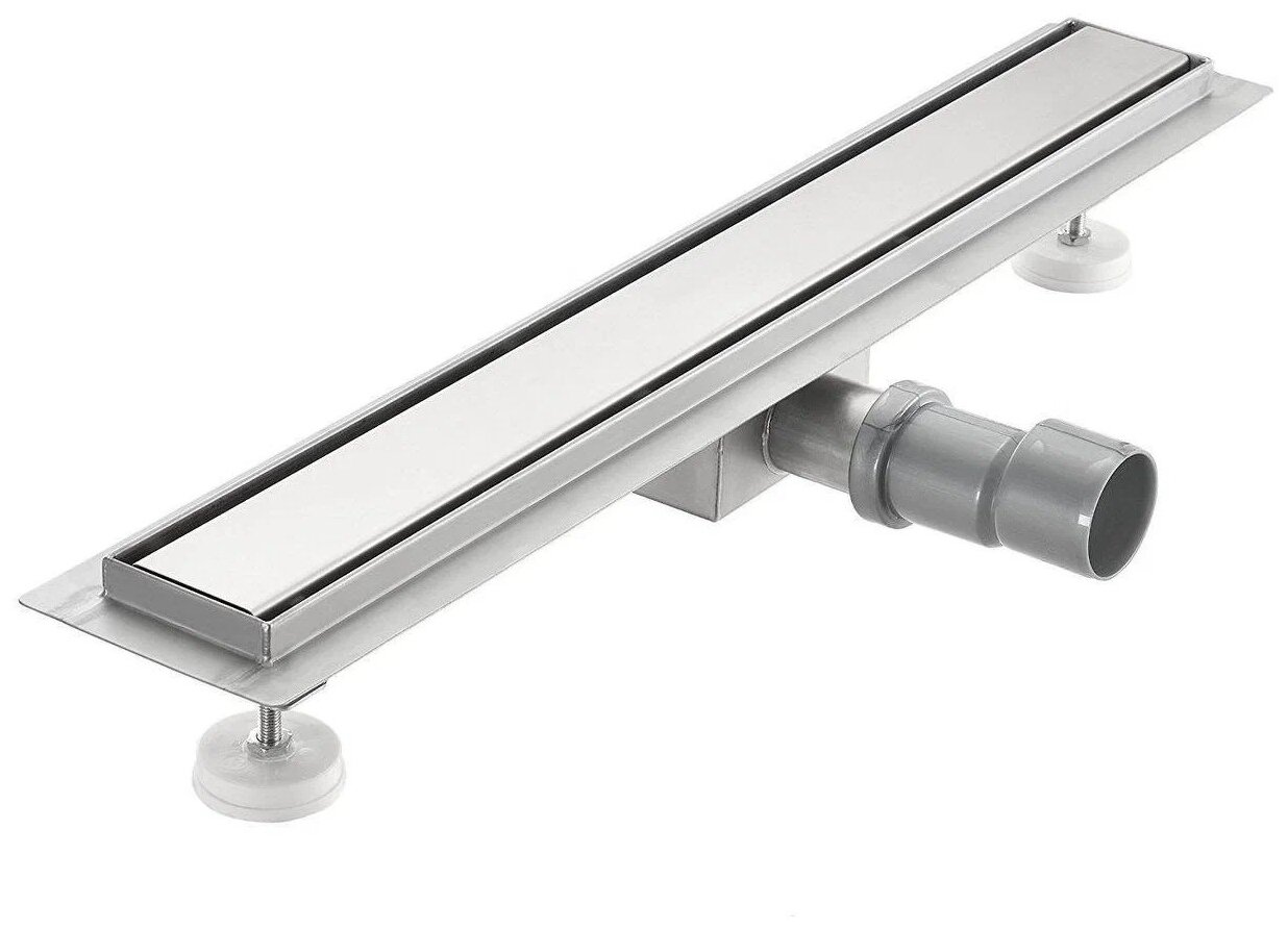 Душевой лоток TIM с решеткой под кладку плитки защита от запахасухой +гидрозатвор) (70*1200мм)