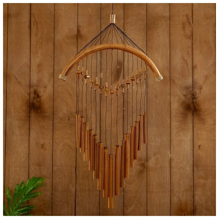 Музыка ветра «Песня», 35×1.5×75 см, бамбук