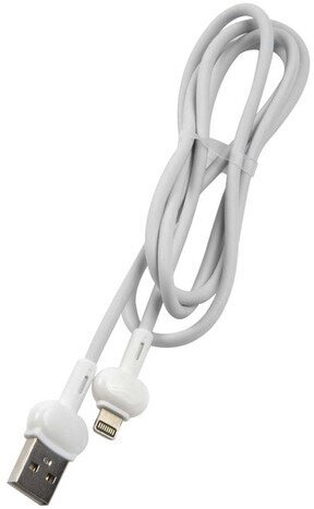 Кабель Redline Candy, Lightning (m) - USB (m), 1м, 2A, белый [ут000021988]