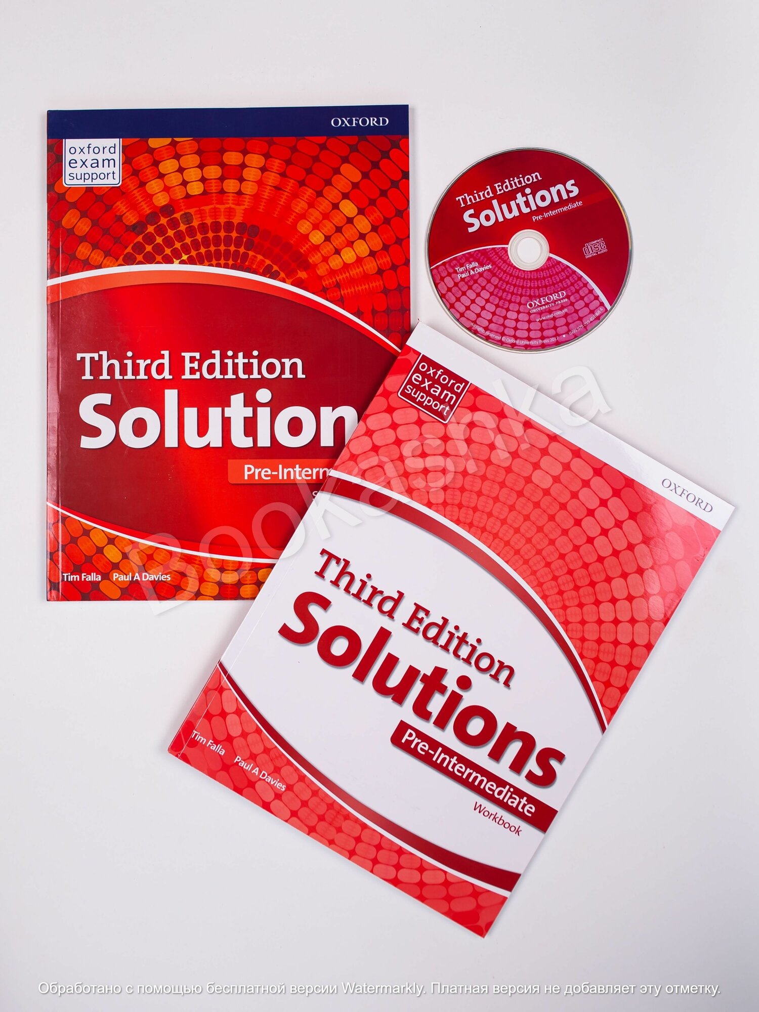 Комплект Solutions Pre-intermediate, Students Book+Workbook+CD