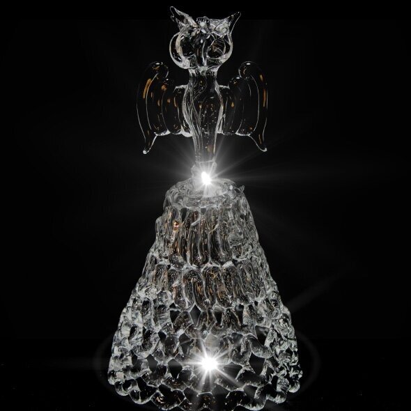 GH-XL019 Колокольчик хрустальный «Сова», большой, Гусь Хрустальный