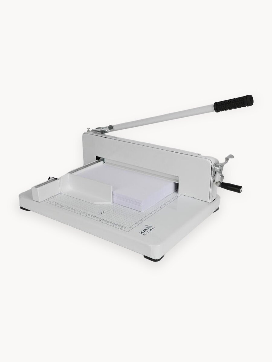 Резак для бумаги KM-598A4 гильотинный механический Длина