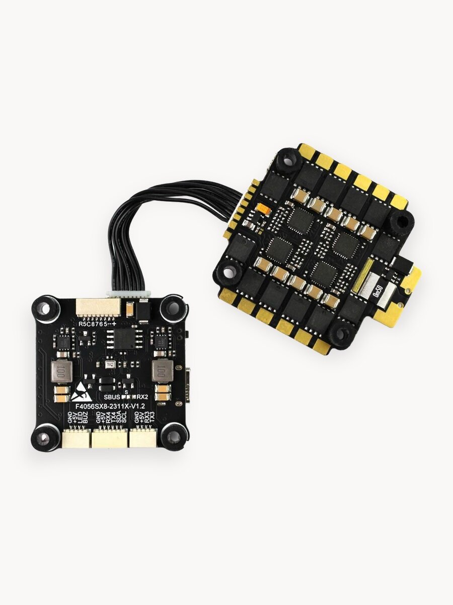 Полетный контроллер F405 BL32 70A STACK с платой электронного регулятора скорости