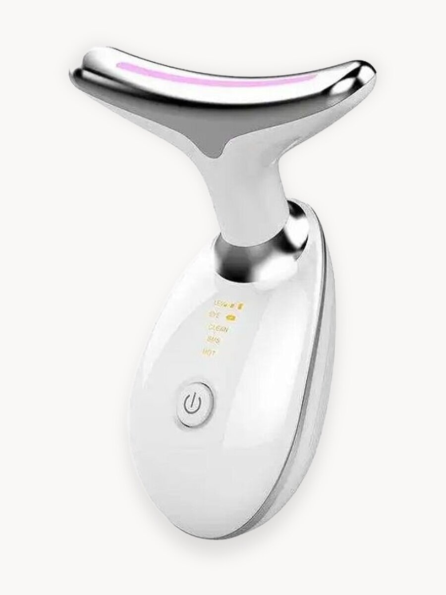 Микротоковый массажер для лица и шеи / Электромассажер для лифтинга / Косметологический аппарат с функцией микротоки