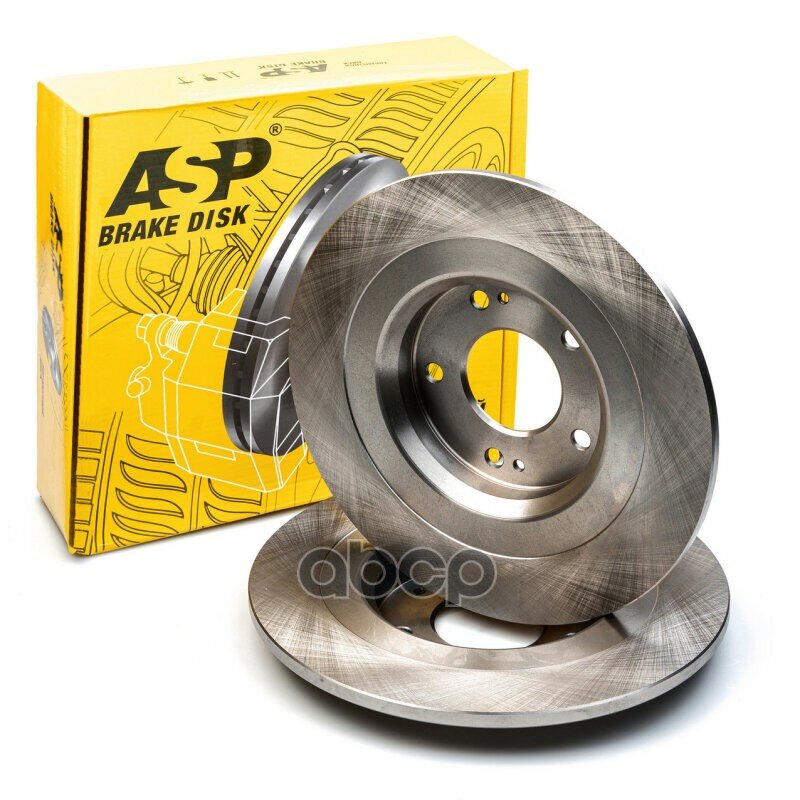 Тормозой диск MITSUBISHI ASX 10>/Outlander/Airtrek III 12> на задн. ось, невентилир. D=302 ASP арт. 360205