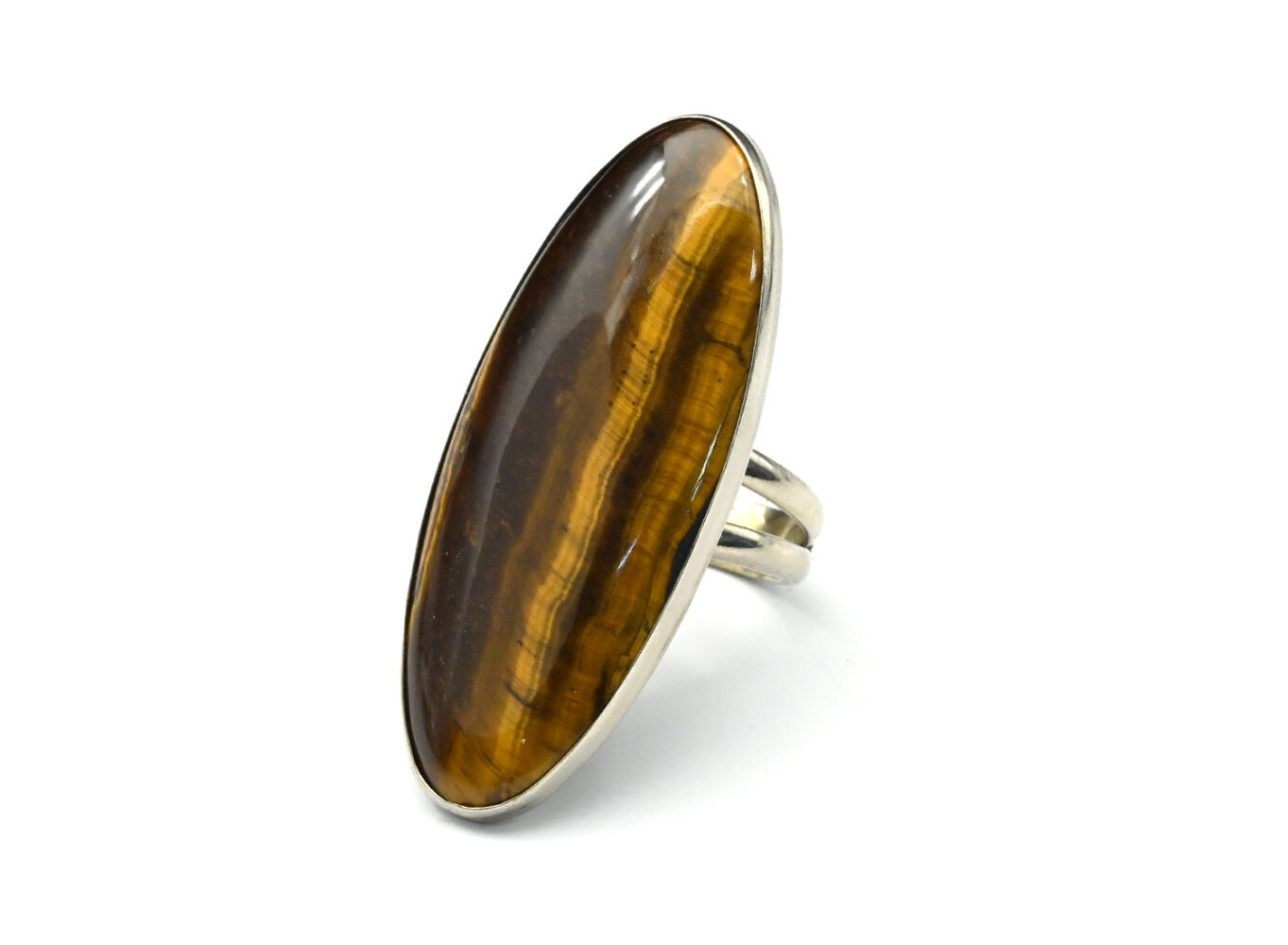 Кольцо, тигровый глаз