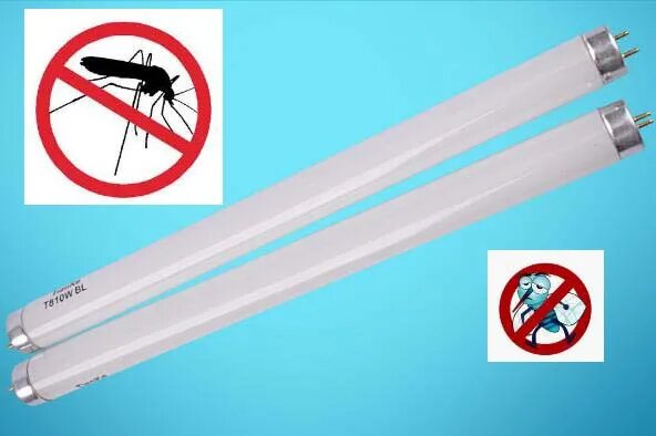 2 шт, УФ-лампы для уничтожения насекомых Amayadx, 10 Вт, 15 Вт T8 15W 43.7CM