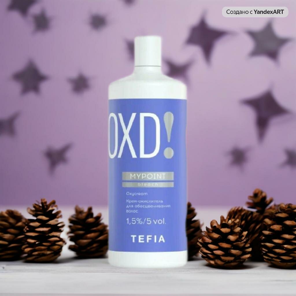 Tefia, Крем-окислитель для обесцвечивания волос, 1,5% vol.5, 900 мл.