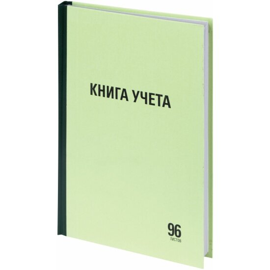 Книга учета Staff 96 л, линия, твердая, типографский блок, А4 (200х290 мм), , 130217