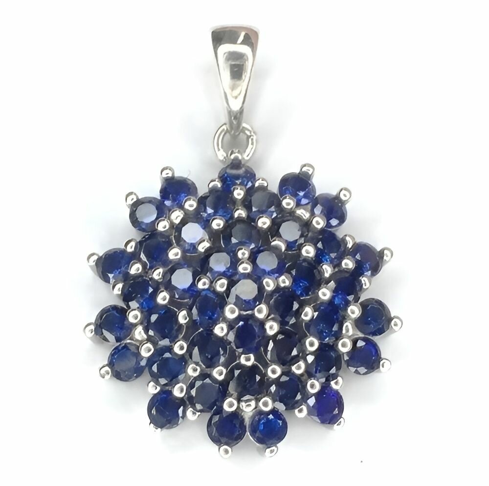 Подвеска, серебро, 925 проба, родирование, фианит