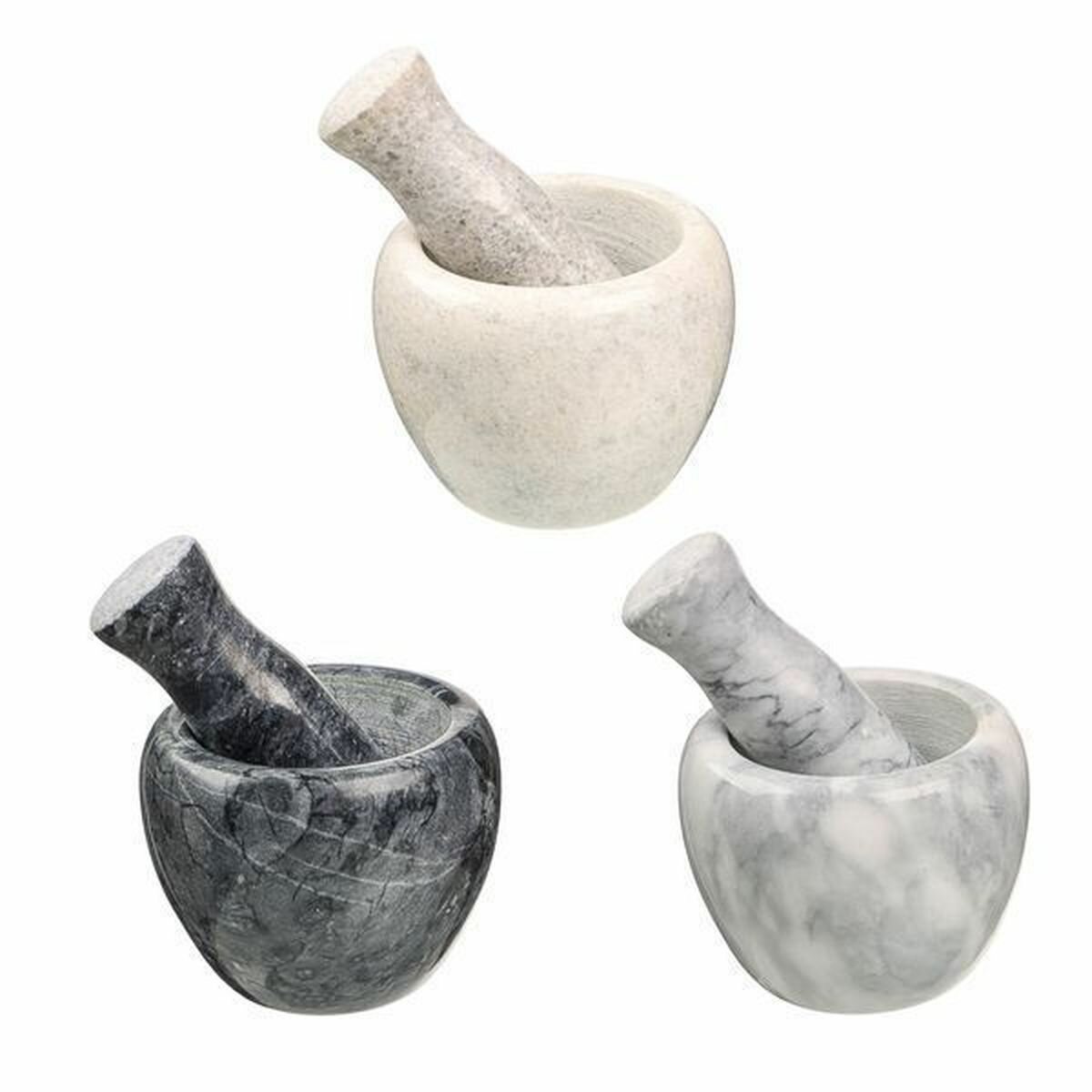 Ступка с пестиком 10*7,5см мрамор (в ассортименте) (цена за 1 шт.)