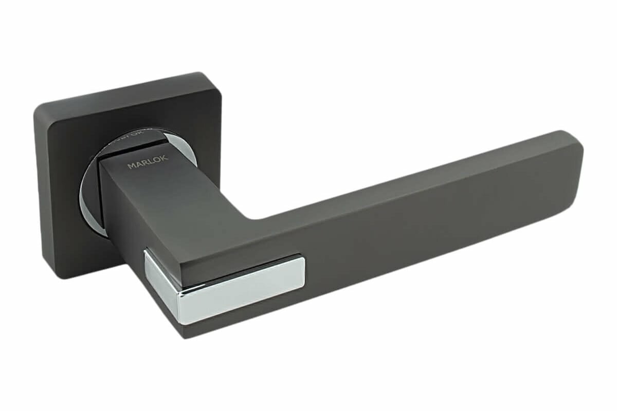 Marlok Ручка раздельная A52-L91 GF/CP графит/хром 014580